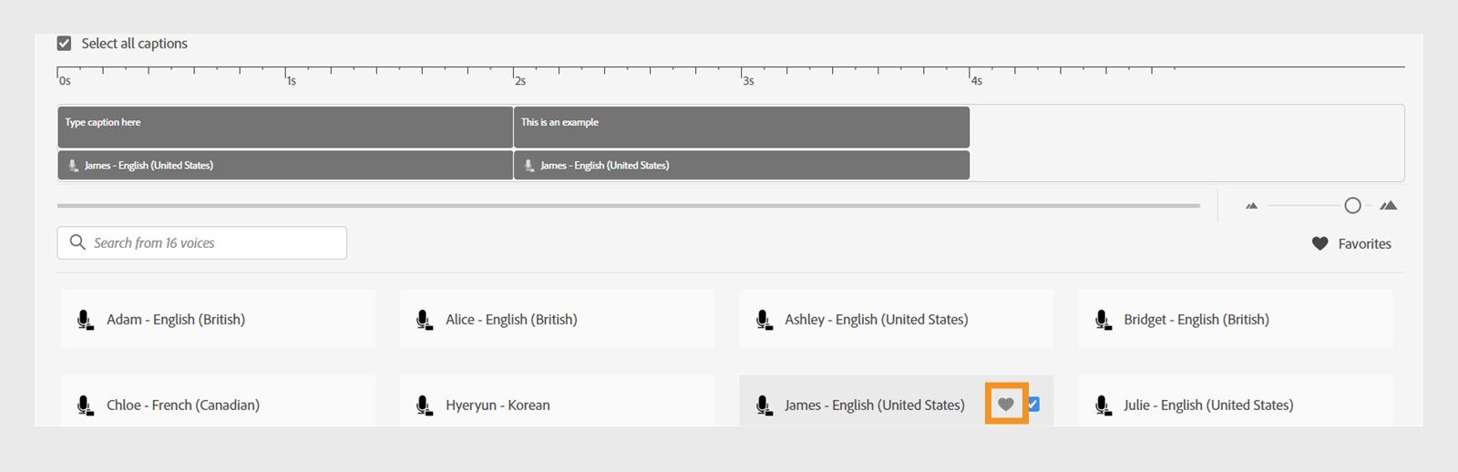 Add and edit audio in Adobe Captivate